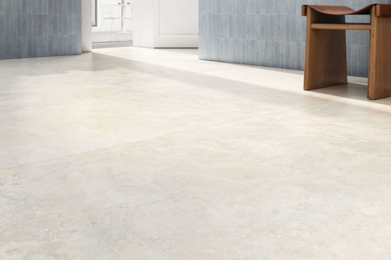 Fliese Travertin-Steinoptik Invictus White Sant Agostino