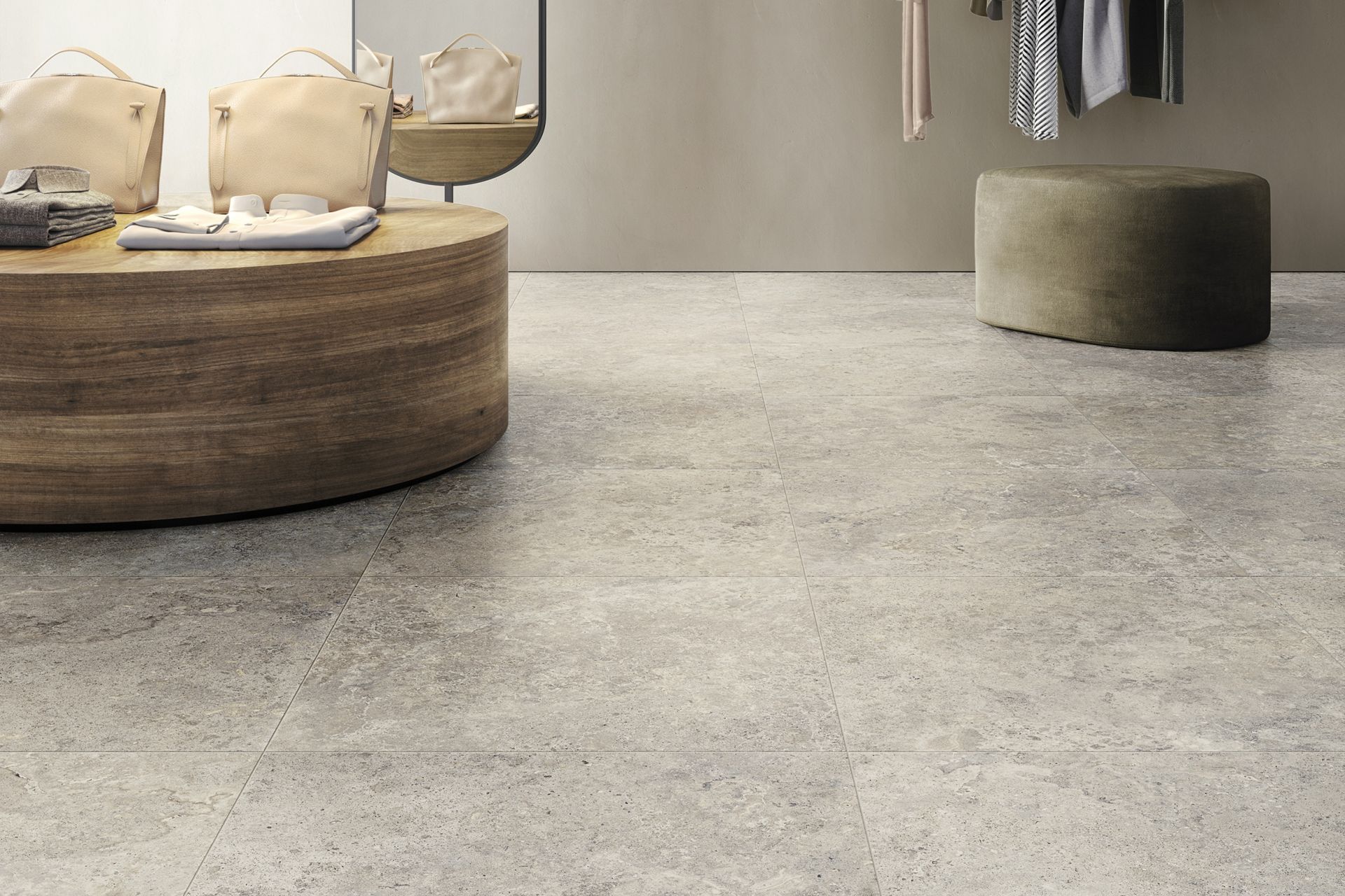 Fliese Steinoptik 60x60 cm Beat Almond Refin sand-beige